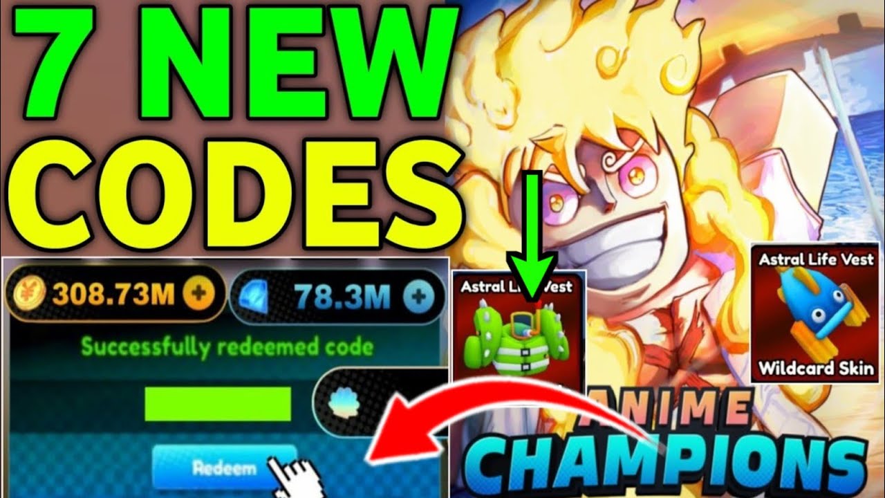 UPD NEW ANIME CHAMPION SIMULATOR CODES IN JULY 2024 _ ROBLOX CODES JULY ...