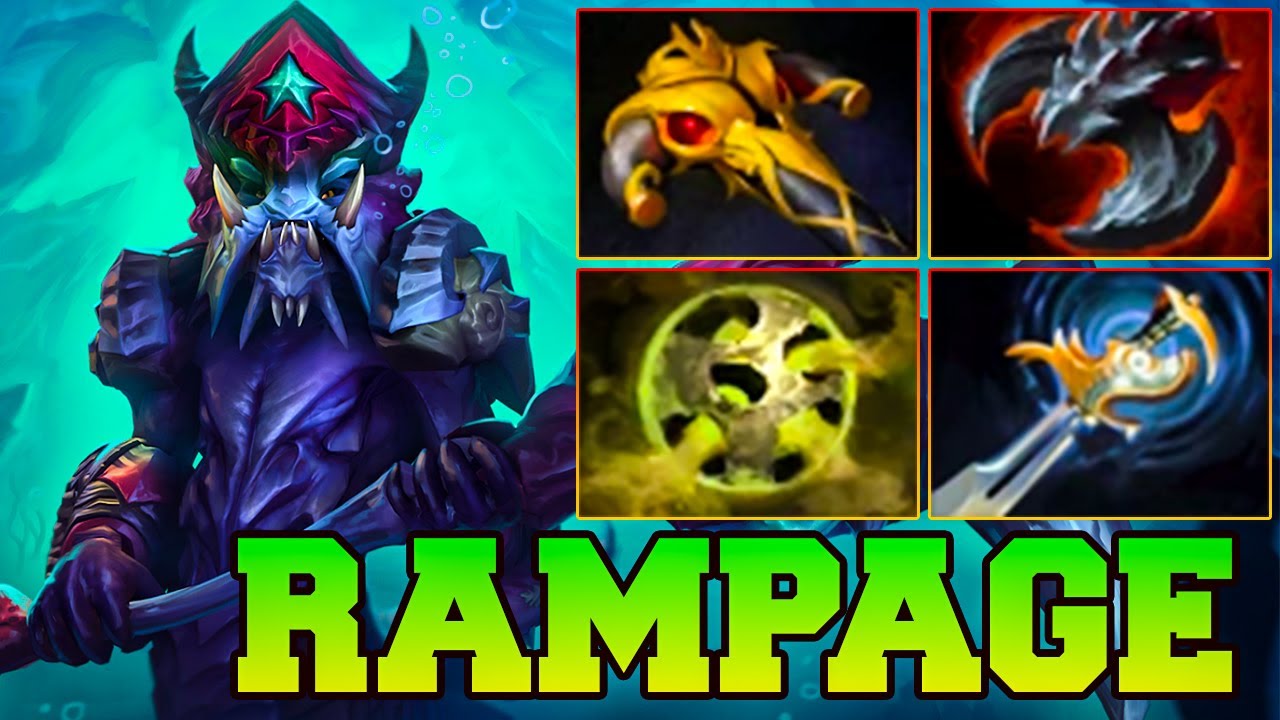 Rampage + 23 Kills Slardar !! Slardar Dota 2 Safelane Pro Gameplay ...