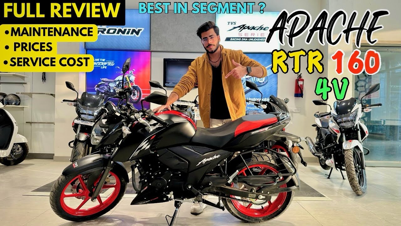 Apache RTR 160 4V Full Review Price, Mileage, Top Speed & Features ...