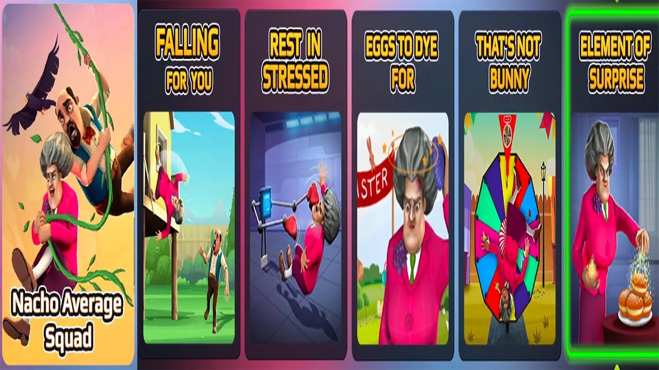 Scary Teacher 3D - Gameplay Walkthrough - Nacho Average Squad - YouTube