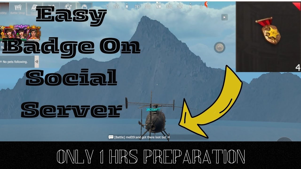 Easy Badge On Social Server || Roaming With Badge || #ldrs #lios - YouTube