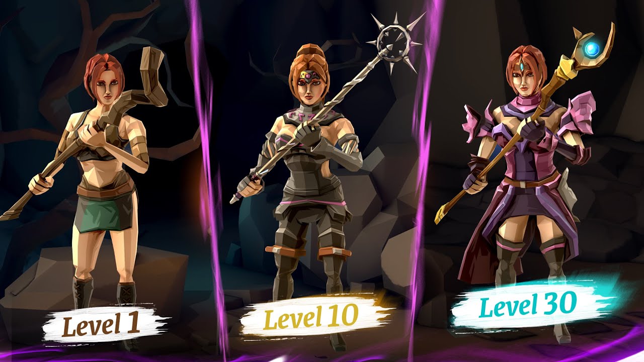 Polygon Fantasy: Action RPG - iOS Android Gameplay - YouTube