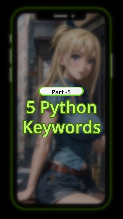5 python keywords #pythonlearning #music #coding #programming - YouTube