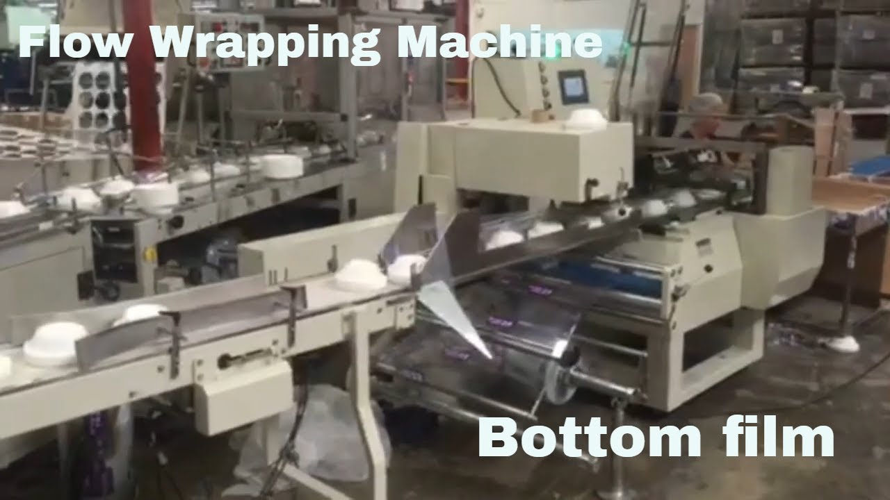Bottom Film Flexible Flow Wrapper To Pack Plastic Plate - YouTube