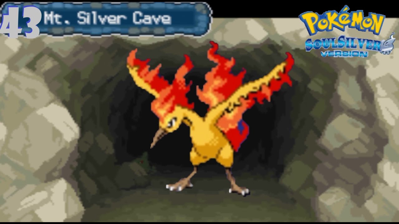 Enter Mt. Silver Cave & Capture Moltres #43 | Gameplay Pokemon ...
