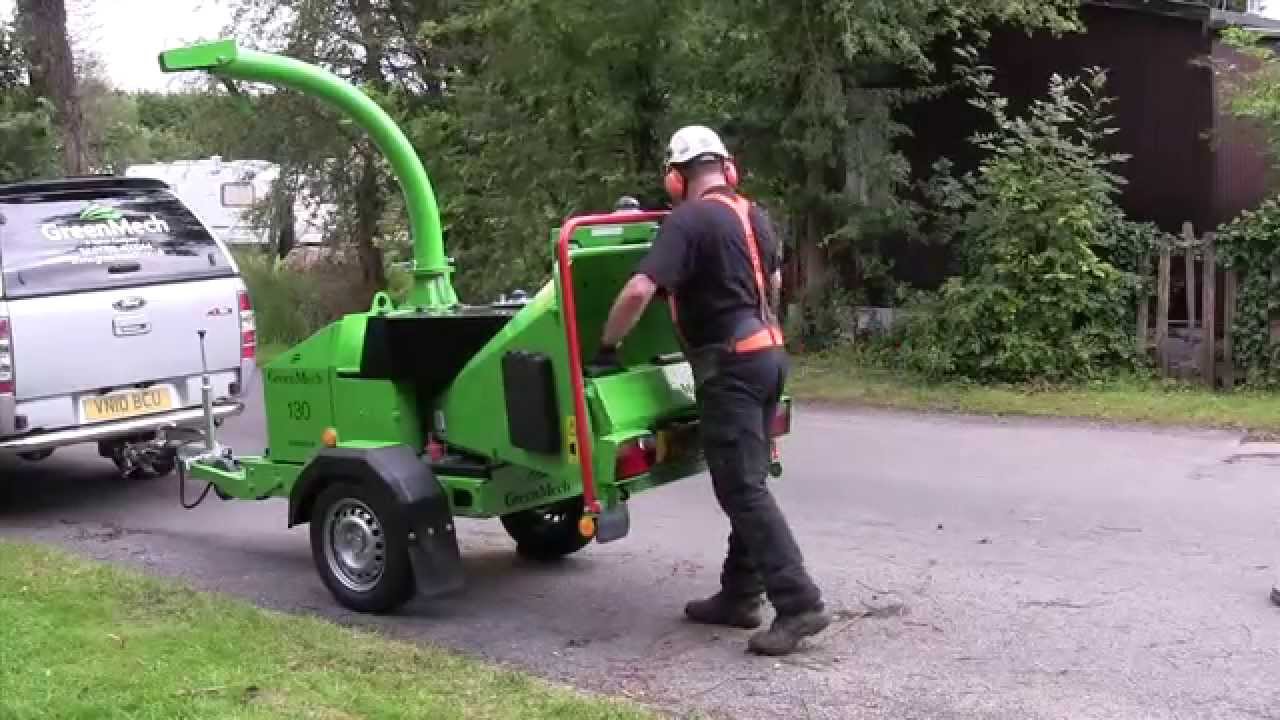 GreenMech Arborist 130 - YouTube