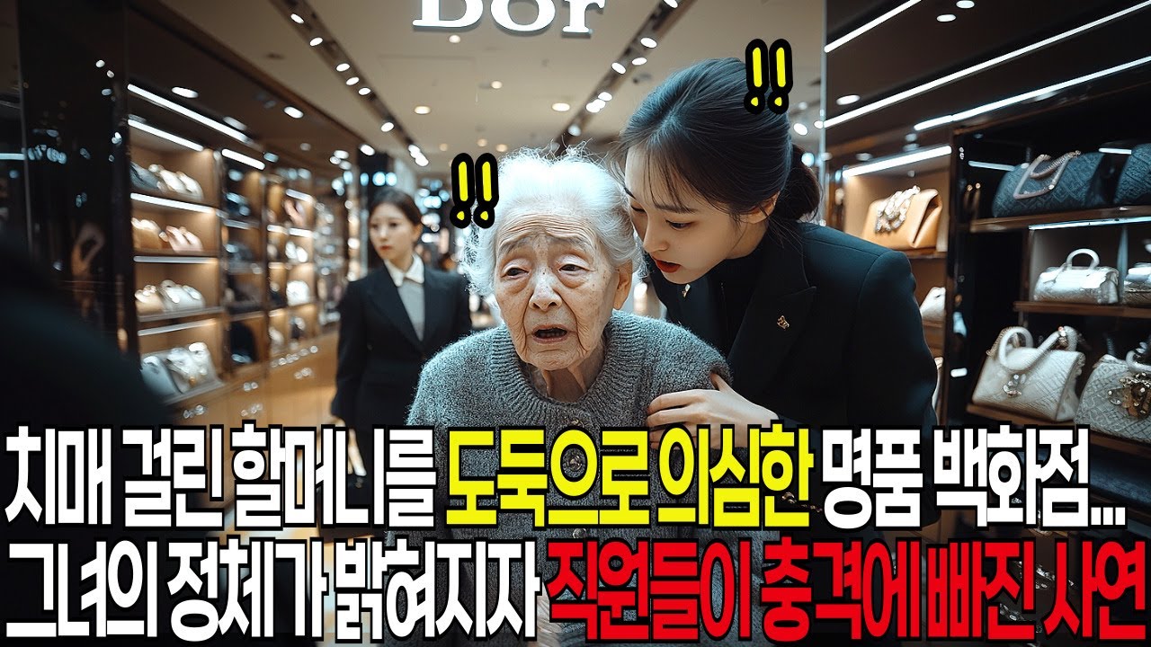 치매 걸린 백만장자 할머니 도둑으로 몰린 뒤 직원들이 울며 빌고 충격받은 이유는 Youtube