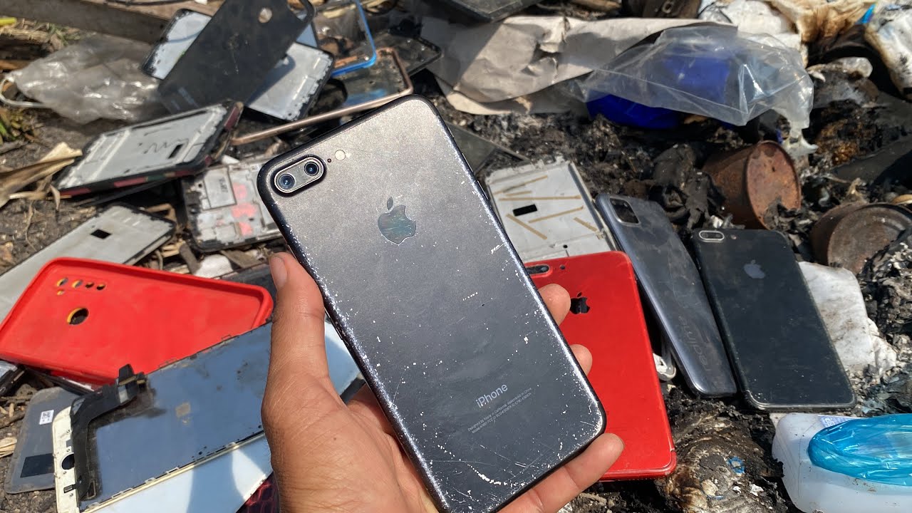 Restoration iPhone 7 Plus cracked | today I found destroyed phone to ...