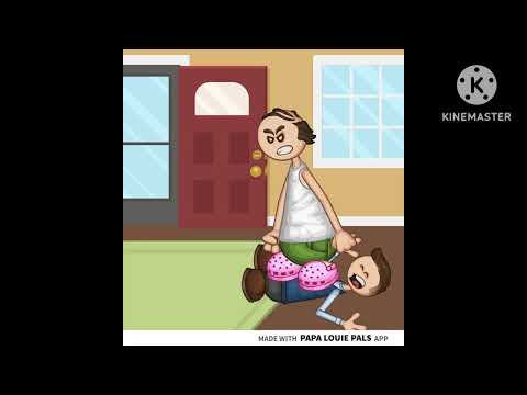 Papa Louie Pals Neighbours From Hell Mr. Rottweiler beats up Woody