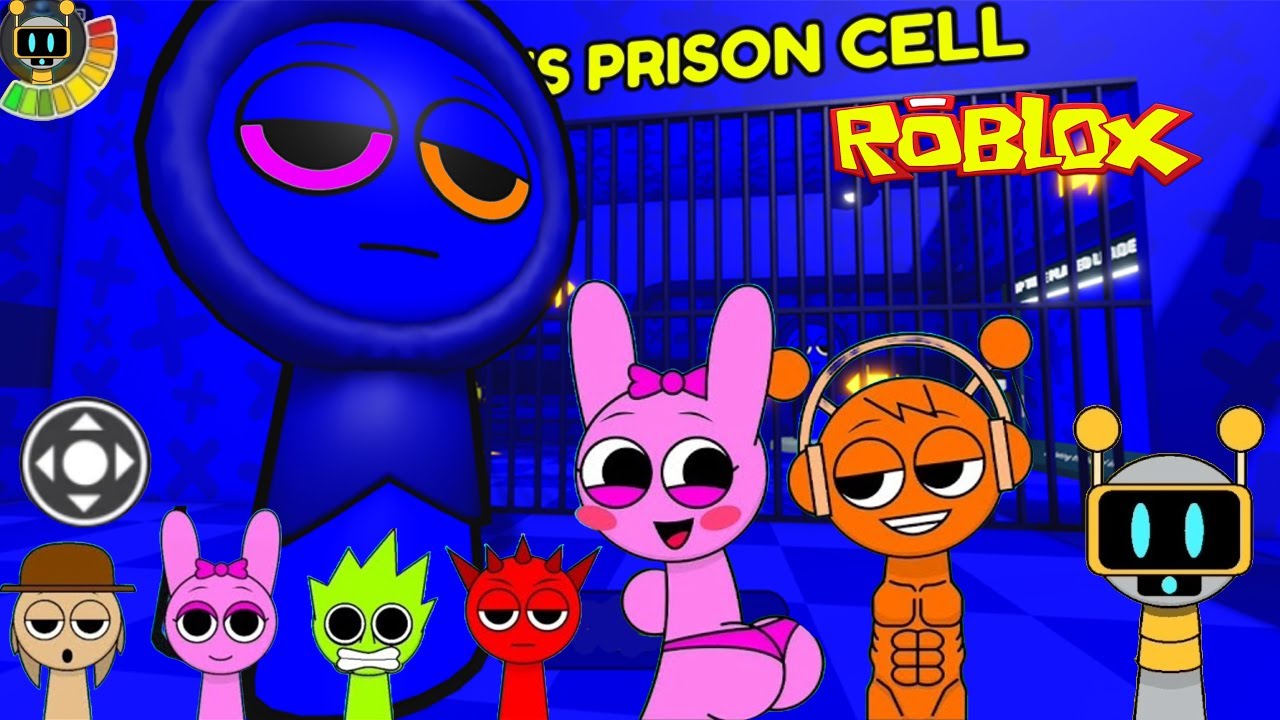 Sprunki Fan Bot Playing Jevin (Blue) Barry's Prison Run Obby | ROBLOX | Incredibox Sprunki - YouTube