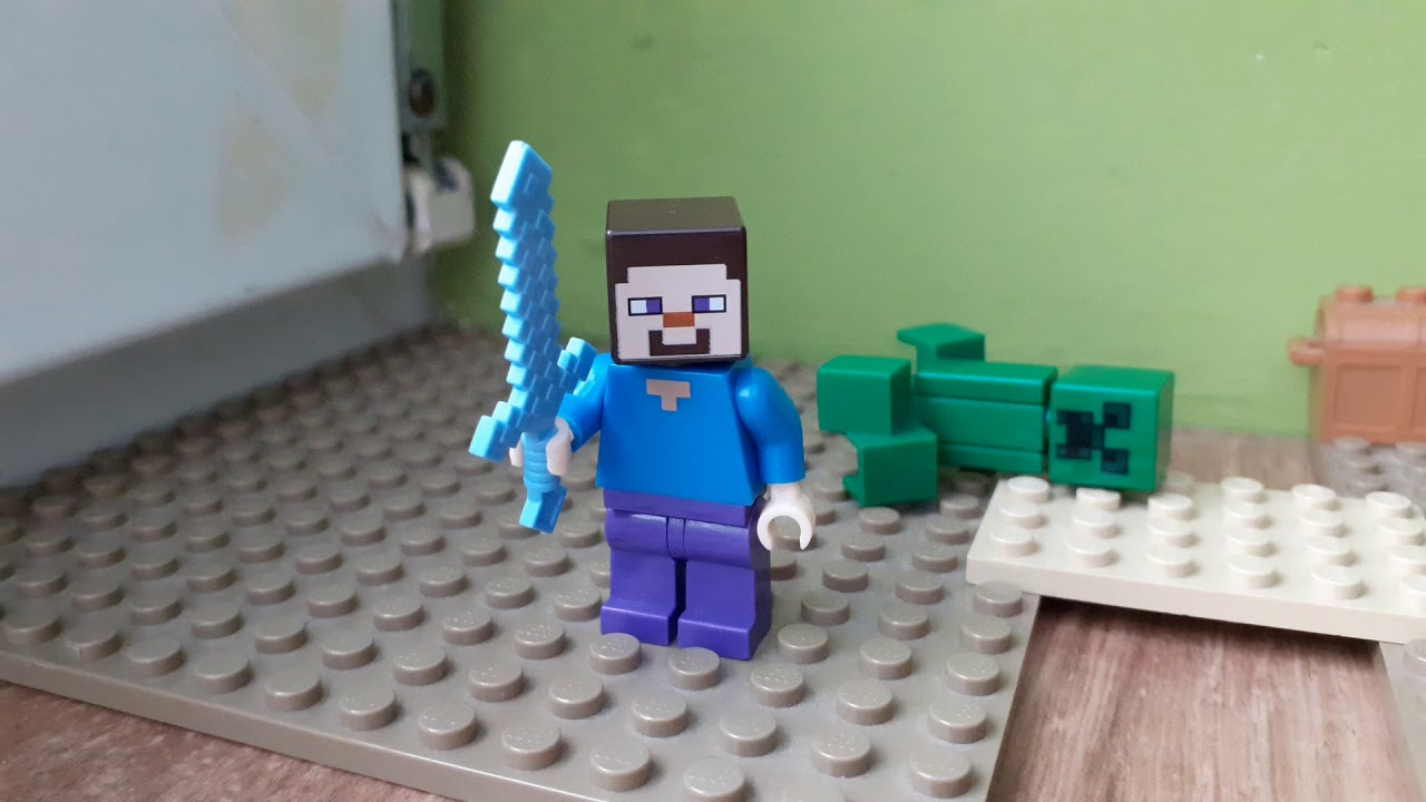 The Exploding Creeper /Lego Minecraft - YouTube