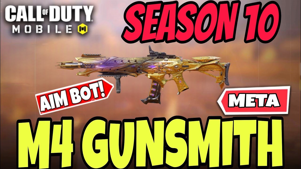 M4 BLACKGOLD ROYALE IS META GUN IN SEASON 10 (COD MOBILE 🤯) BEST M4 ...