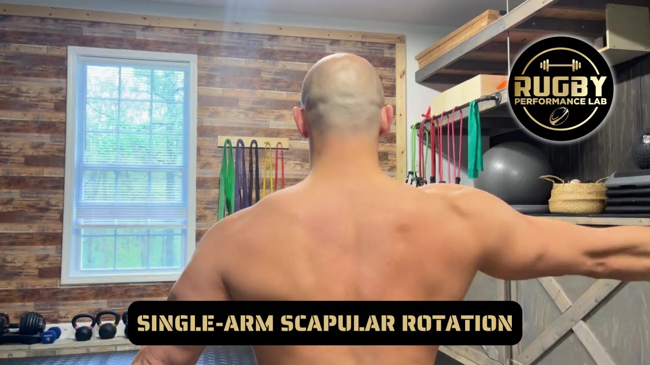 Single-Arm Scapular Rotation - Fitness Exercise Library - YouTube