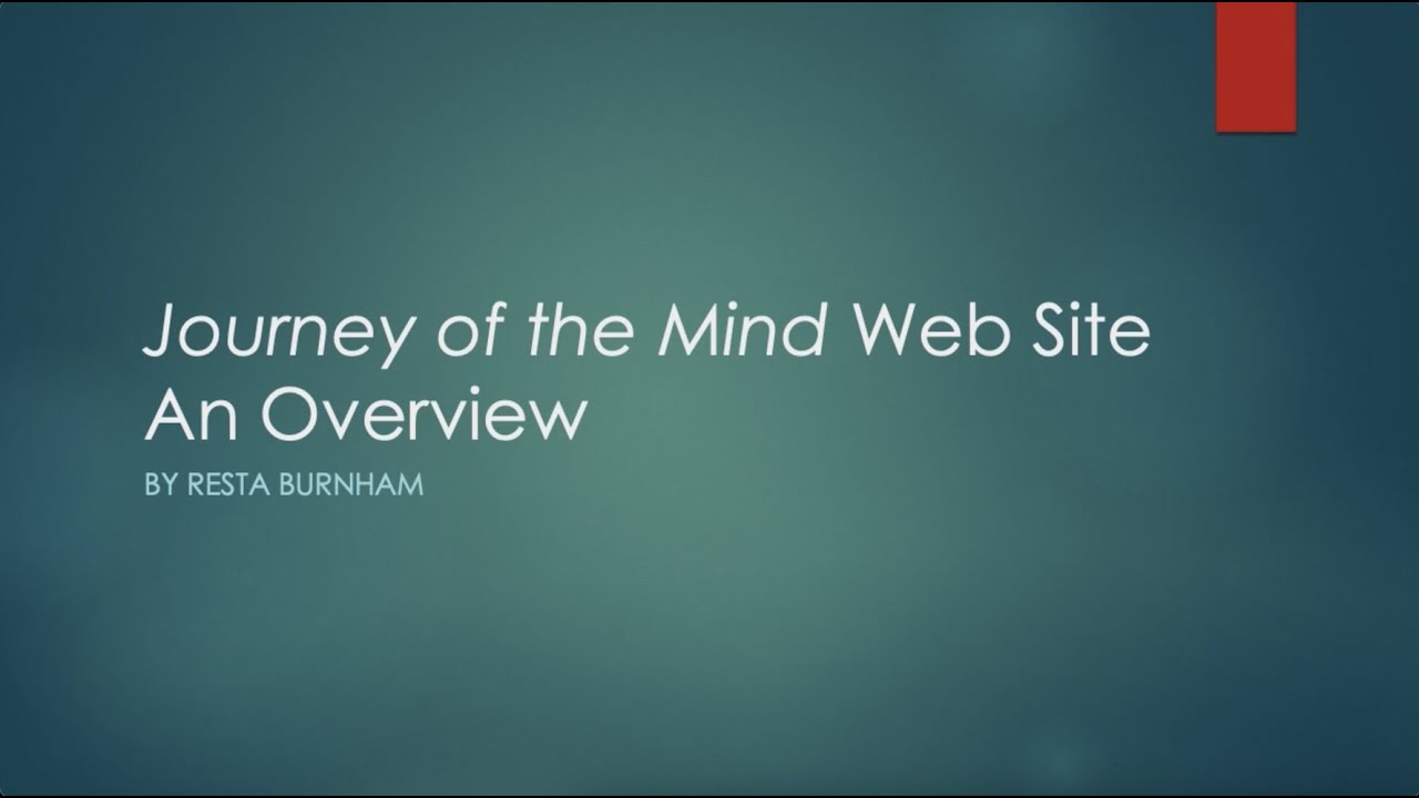 Overview of "Journey of the Mind" Web Site - YouTube