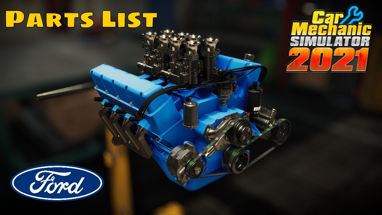 Car Mechanic Simulator 2021: V8 Ford Small Block 289 F - YouTube