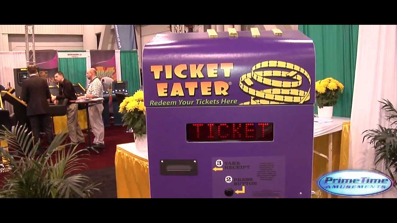 Ticket Eater - Maquinas Expendedoras - PrimeTime Amusements - YouTube