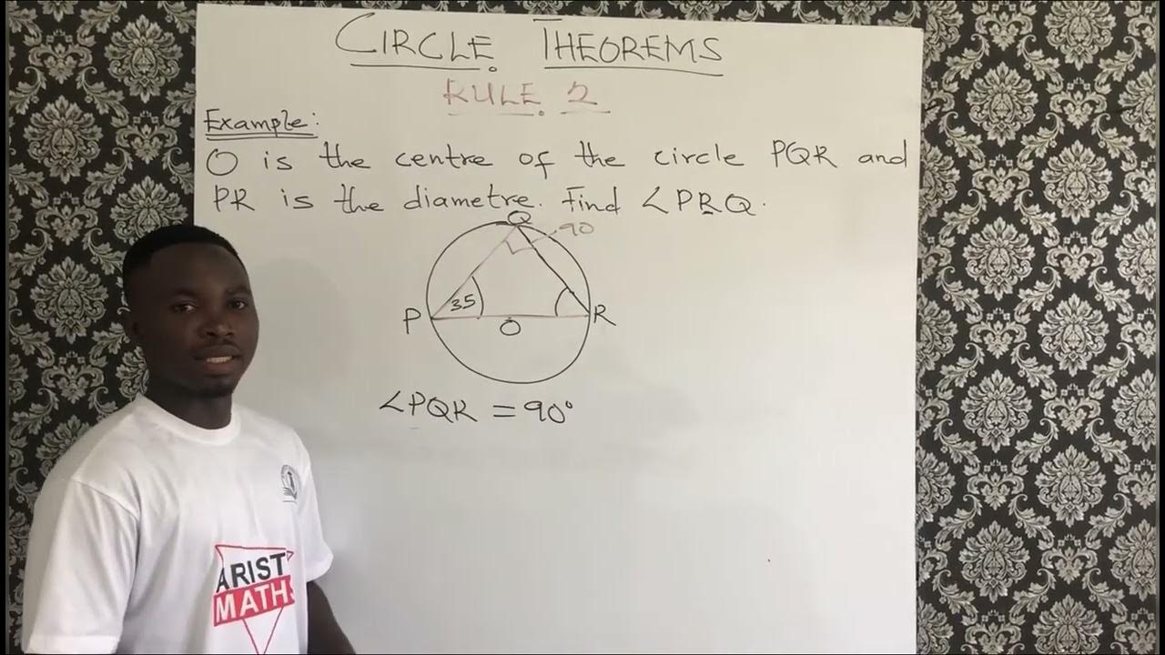 CIRCLE THEOREMS, RULE 2 - YouTube