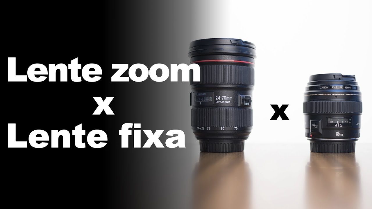 Lente Fixa x Lente Zoom - YouTube