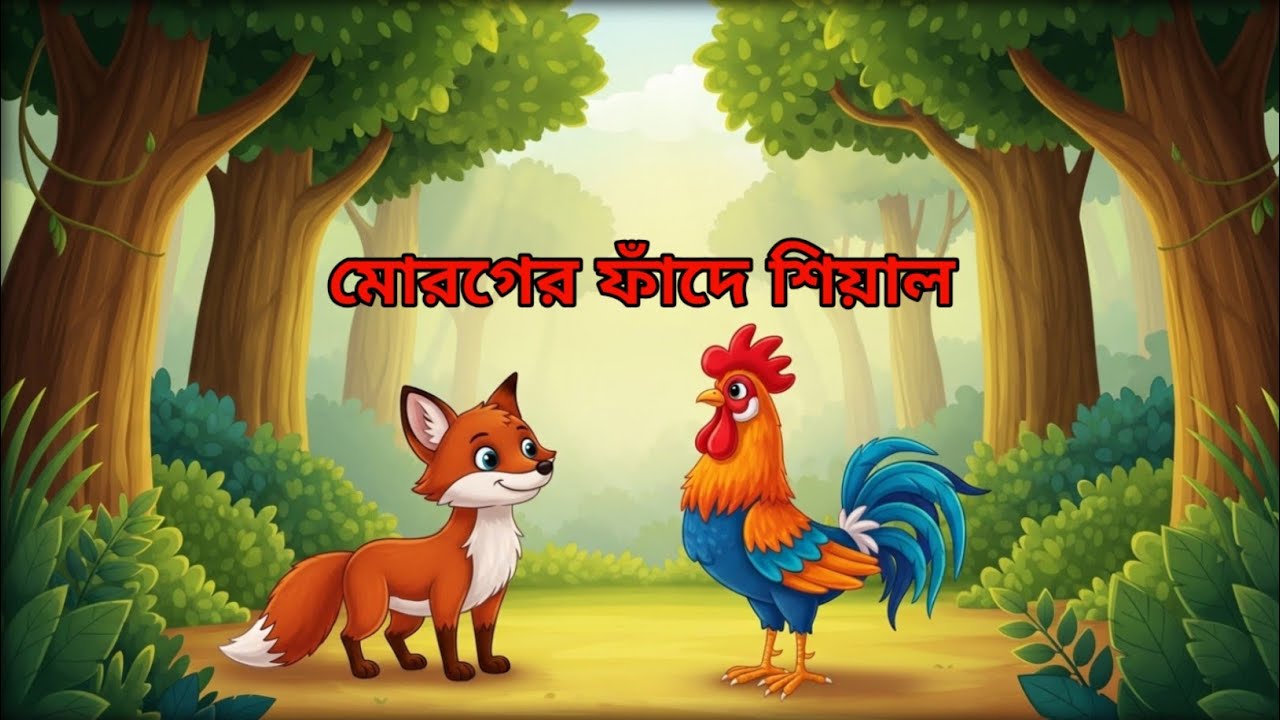 মোরগের ফাঁদে শিয়াল || Fox in a Hen trap || Notun Bangla Golpo || Hen ...
