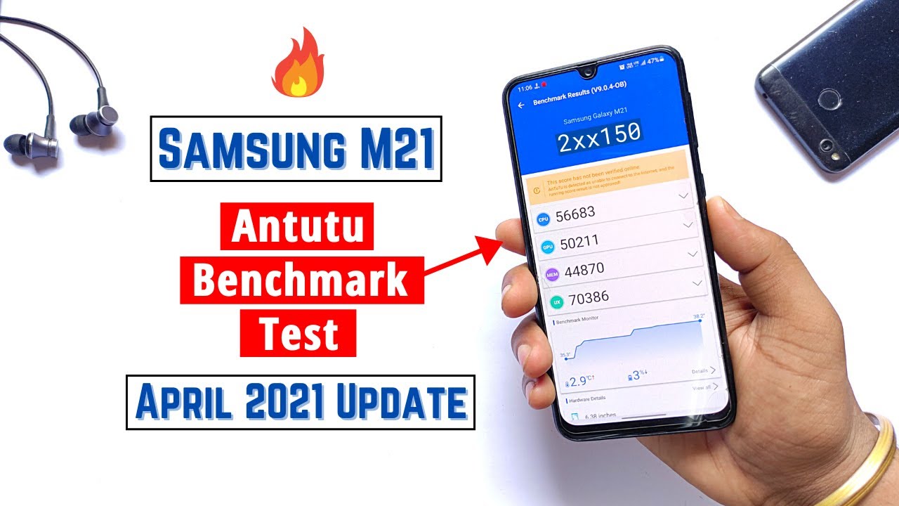Samsung M21 Antutu Benchmark Test after April 2021 Update ....2 lakhs ...