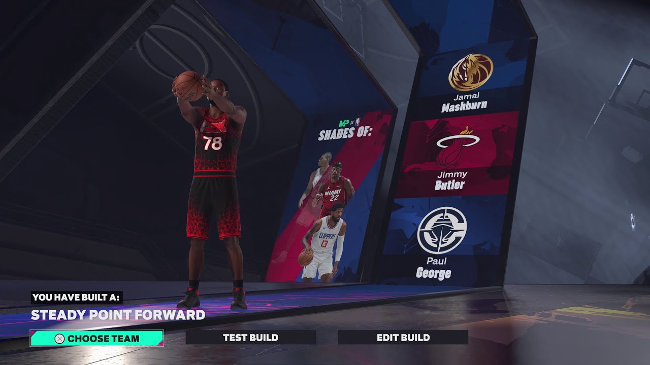 NBA 2K25 RARE BUILDS - STEADY POINT FORWARD - YouTube