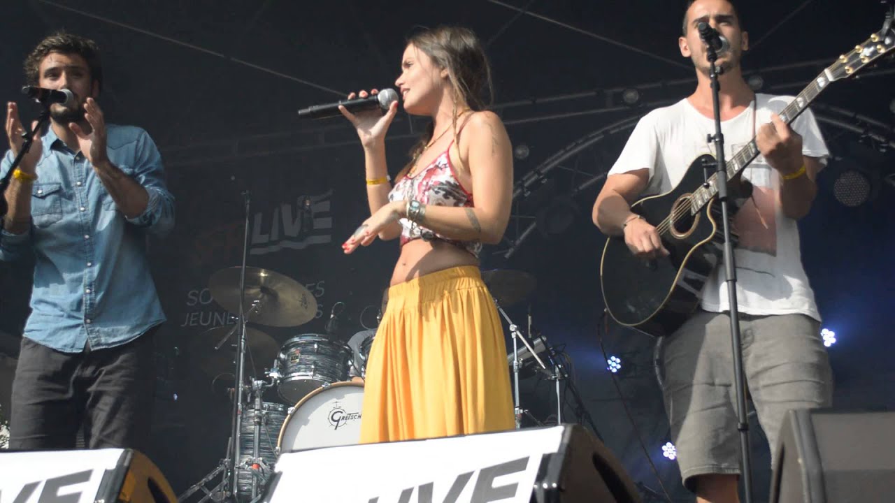 Frero Delavega - Tu me laisses ft Natalia Doco (live) - YouTube