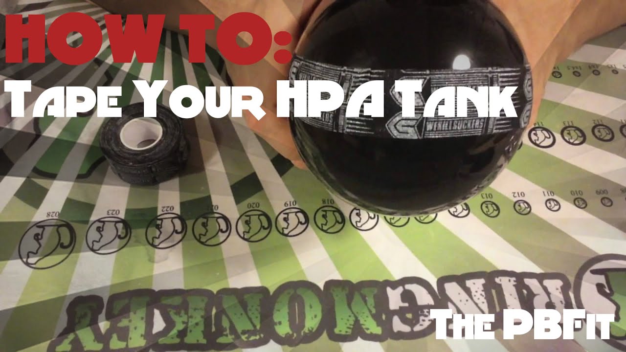 How to Tape Your HPA Tank - YouTube