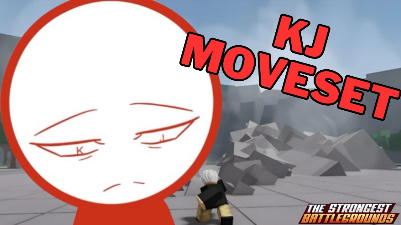 KJ Moveset In The Strongest Battlegrounds - YouTube