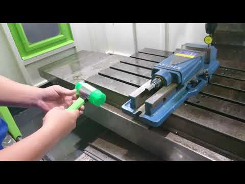 Cara setting ragum di CNC milling - YouTube