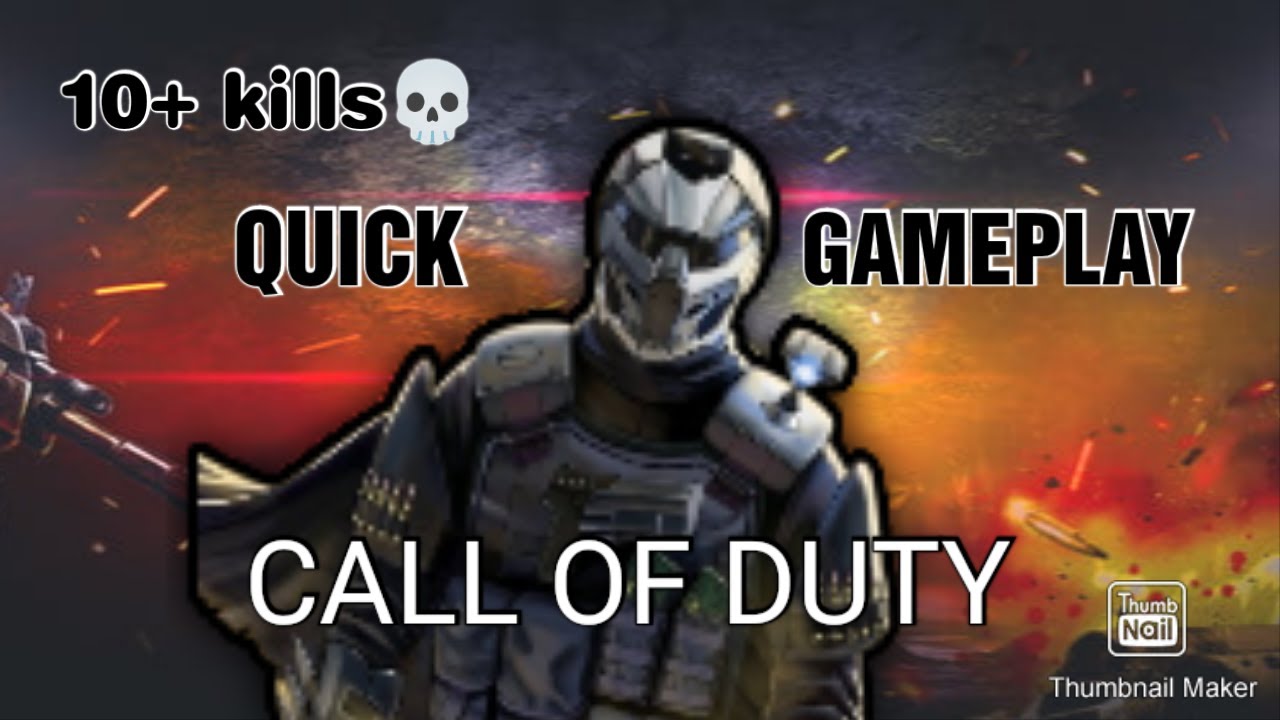 CALL OF DUTY || QUICK GAMEPLAY || 10+KILLS - YouTube