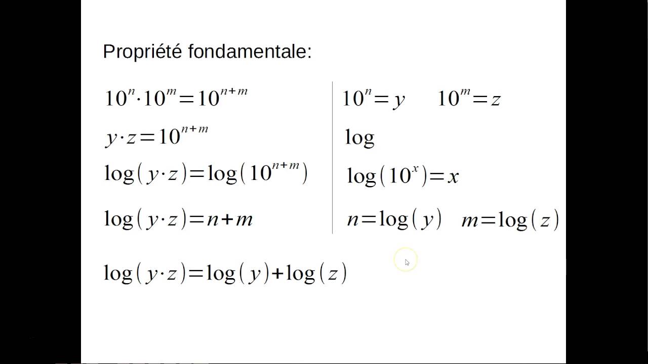 Propriete Log propriete-log