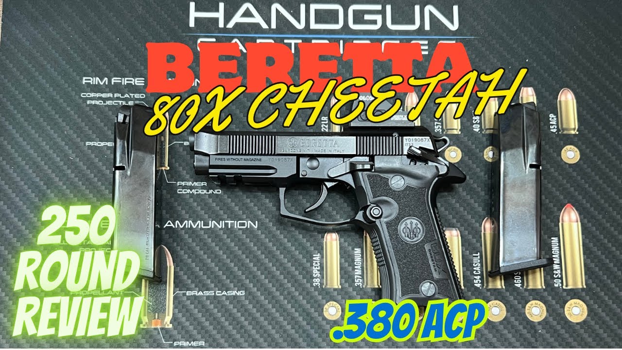BERETTA 80X CHEETAH 250 ROUND REVIEW- HOLOSUN 507K RED DOT: #edc #2025 ...
