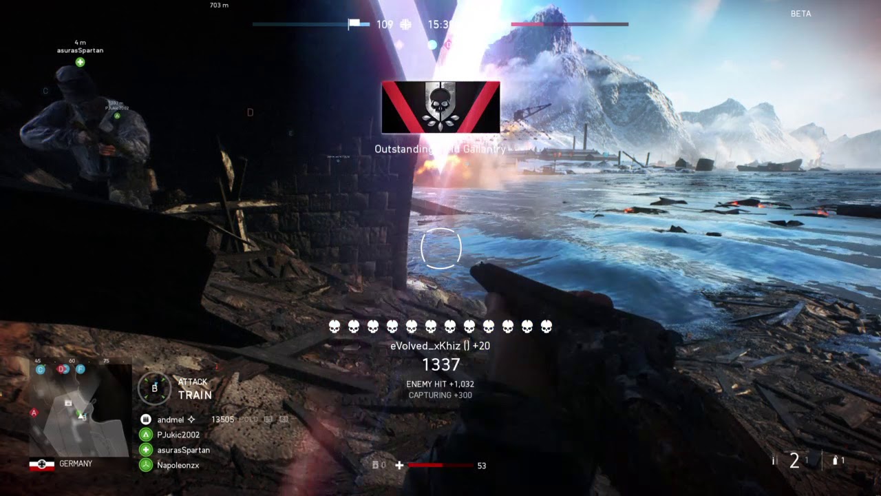 Successful V1-rocket in Narvik (BF5 Open Beta) - YouTube