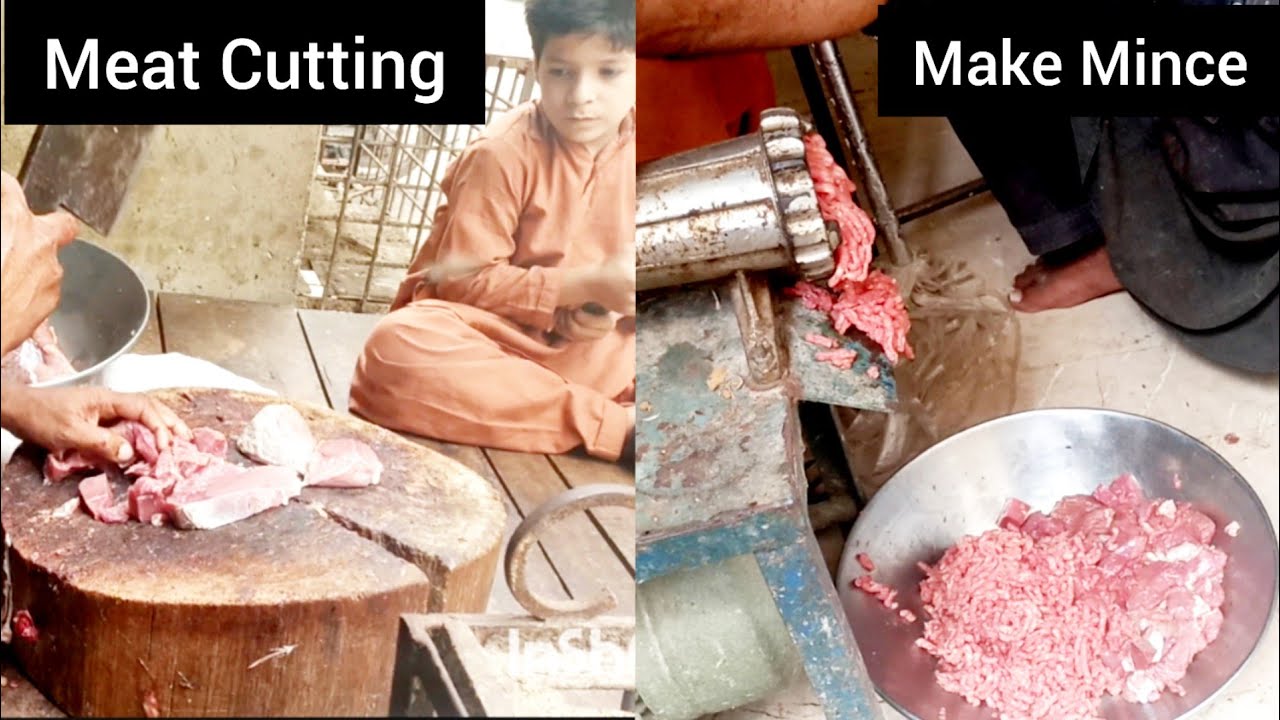 beef/mutton keema machine - Grind Meat - How To Make Beef Mince By ...