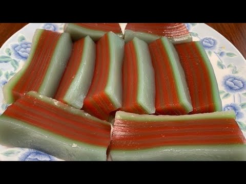 kueh lapis/ nine layer cake - YouTube