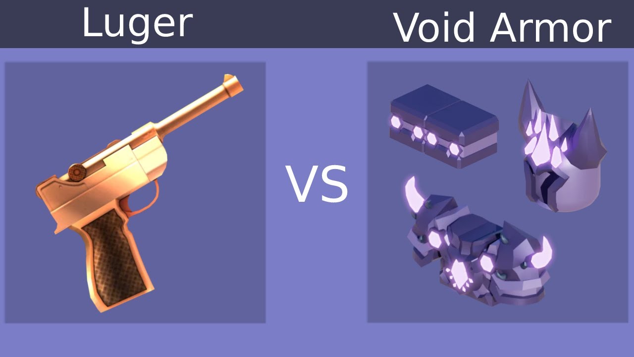 Luger vs Void Armor (Roblox Bedwars) - YouTube