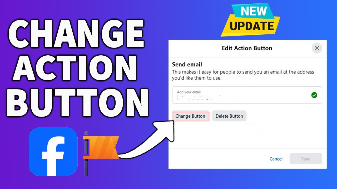 How to change action button on Facebook page [update 2024] - YouTube