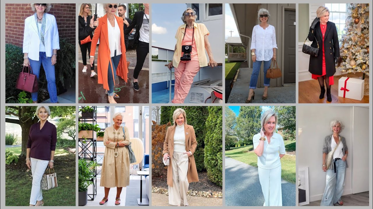 Ageless Chic 🎀 mature Women Outfits ideas 👠💄 Over 50+60+70 💄👠💗 - YouTube