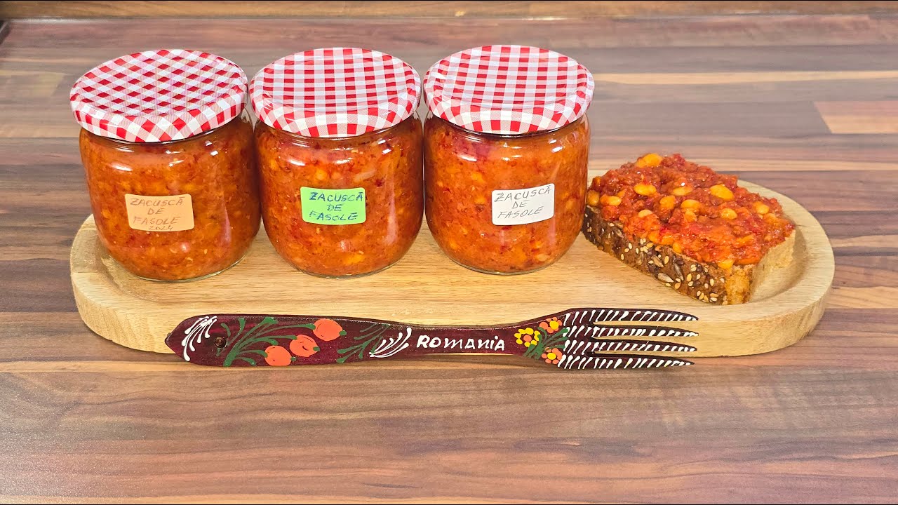 Zacuscă de fasole / Bohnen-Sakuska / White beans zakuska 👉ATENȚIE ...