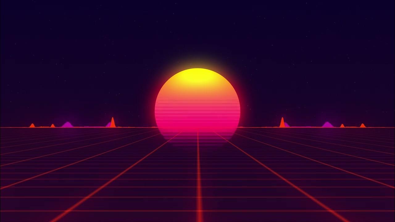 Retro Audio Visualizer - YouTube