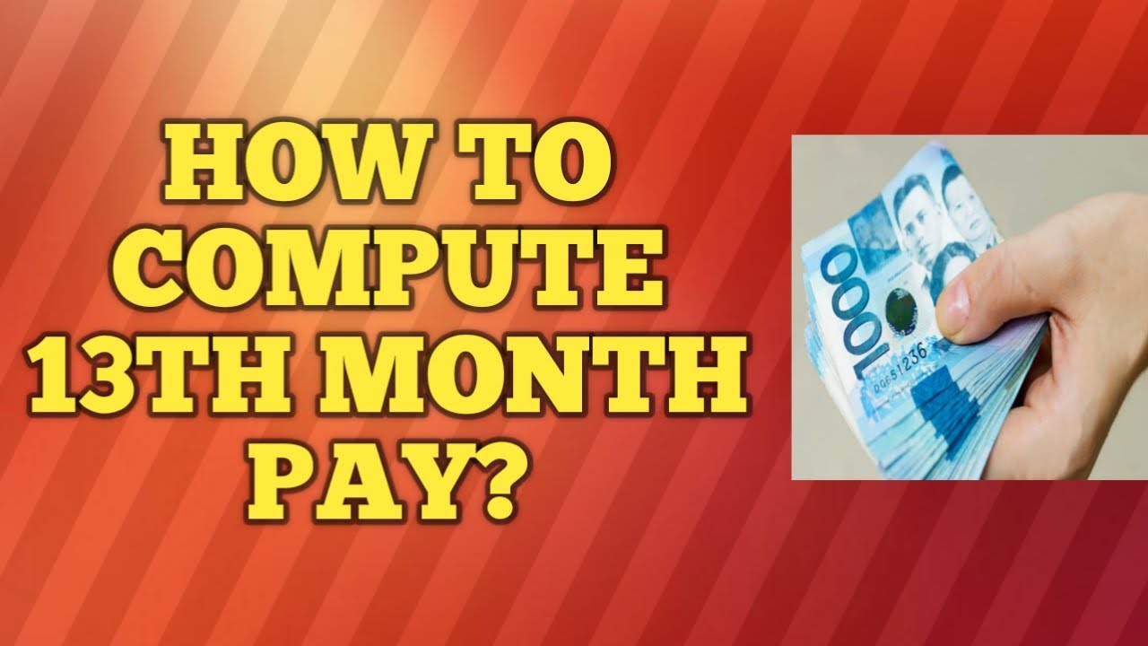 Paano mag compute ng 13th month pay?How to compute 13th month pay? Pres ...