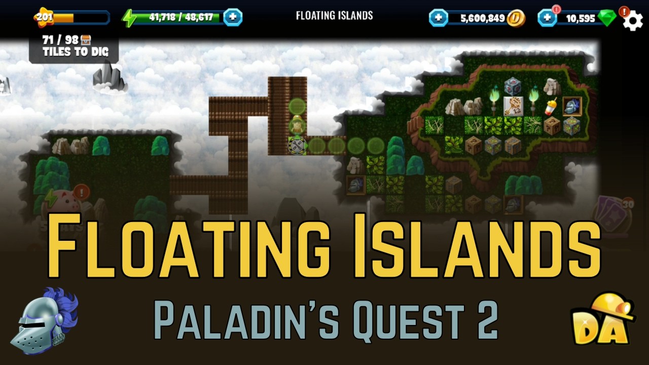 Floating Islands - Paladin's Quest 2 - Diggy's Adventure - YouTube