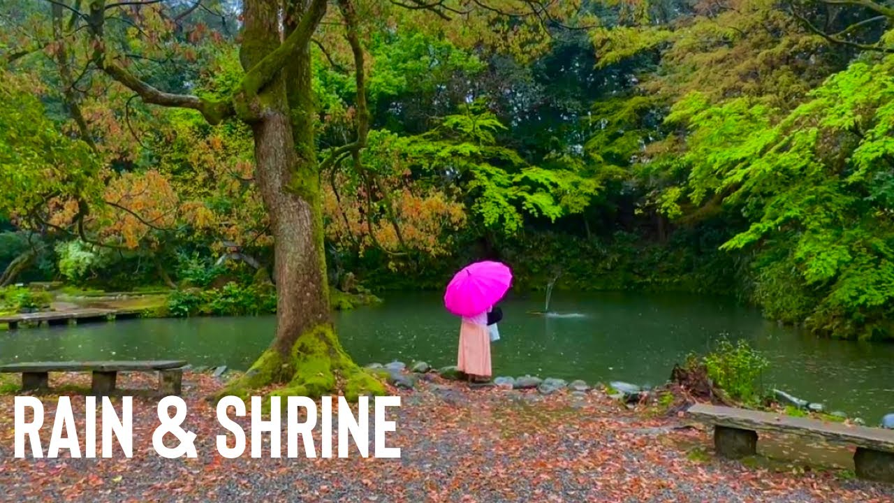 A Beautiful Japanese Shrine in the Rain - The Perfect Walk in Japan ...