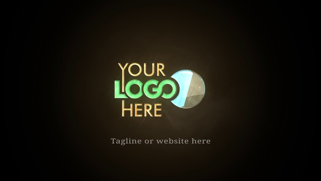 Bright metallic logo animation intro ID 0082 - YouTube