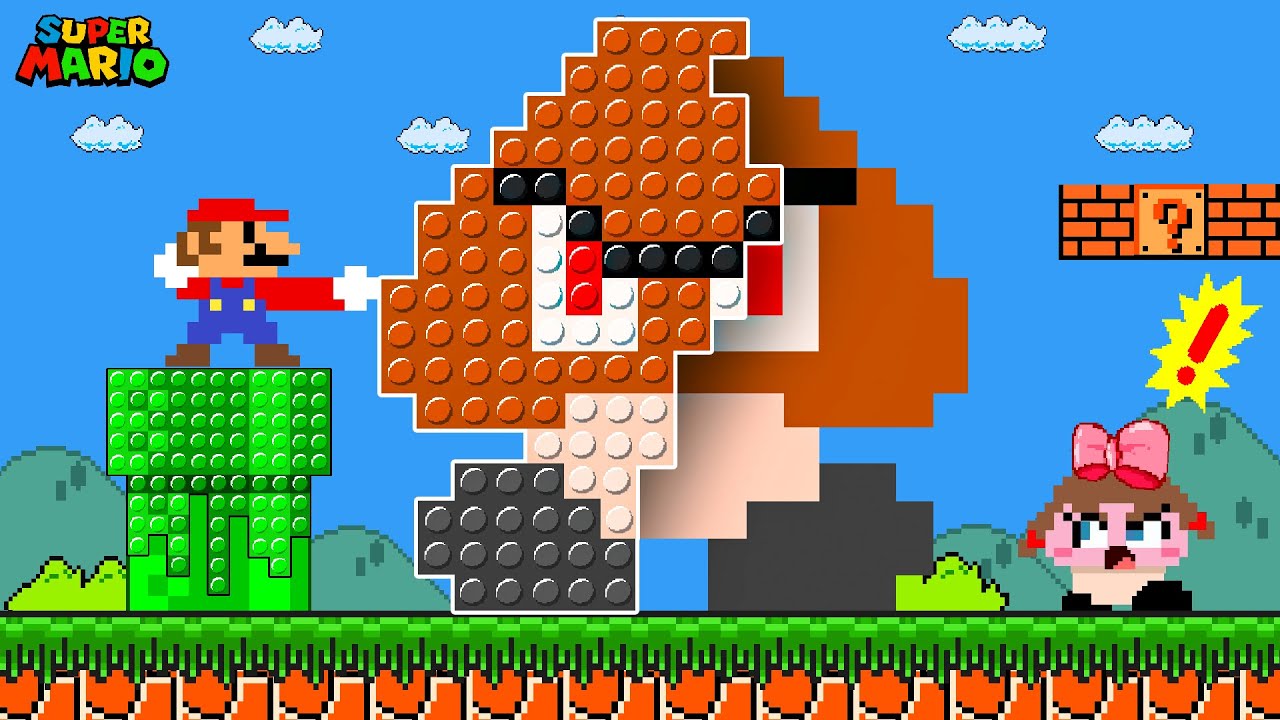 Super Mario Bros but. Mario Vs LEGO Maze | Game Animation - YouTube