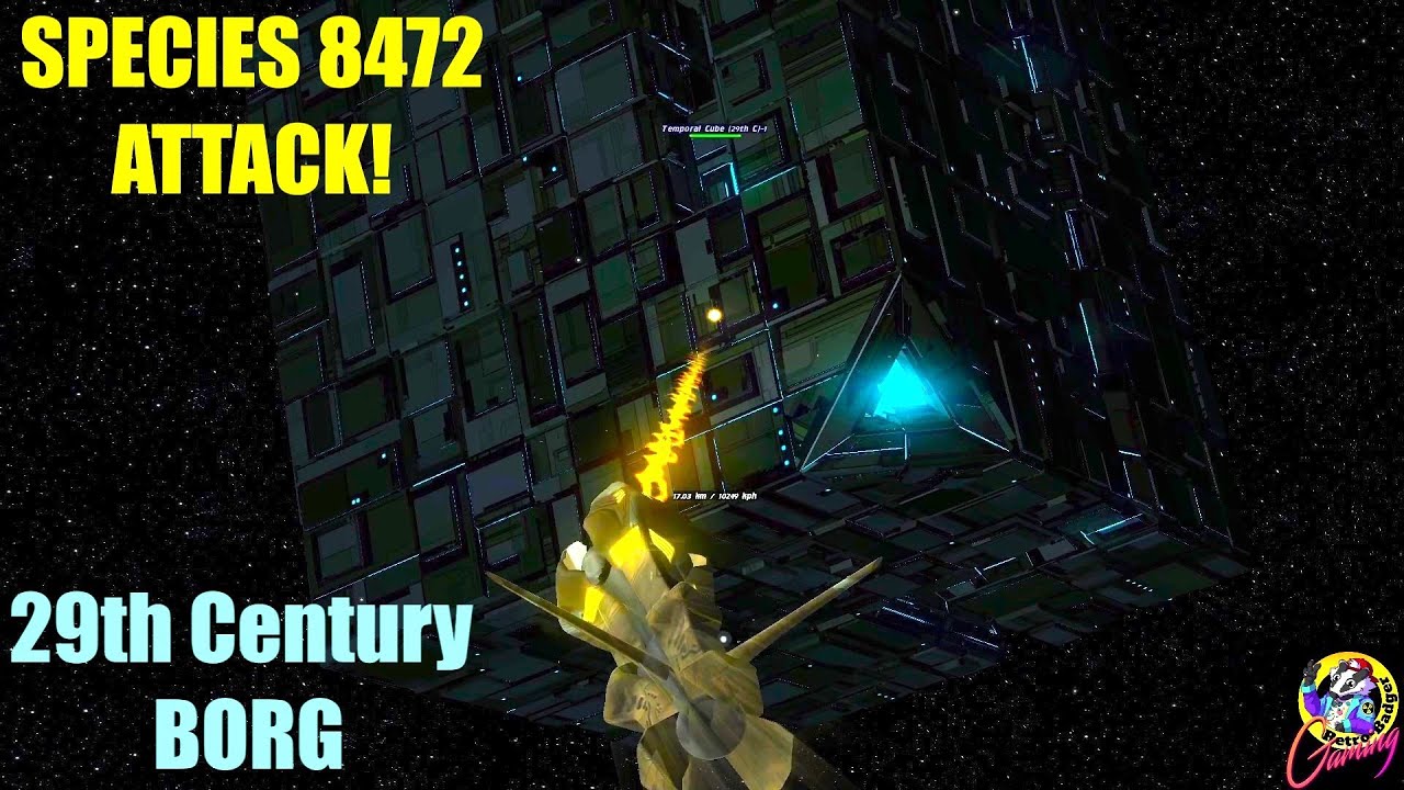 4K Species 8472 VS 29th CENTURY Temporal BORG Cube - Both Sides - Star ...