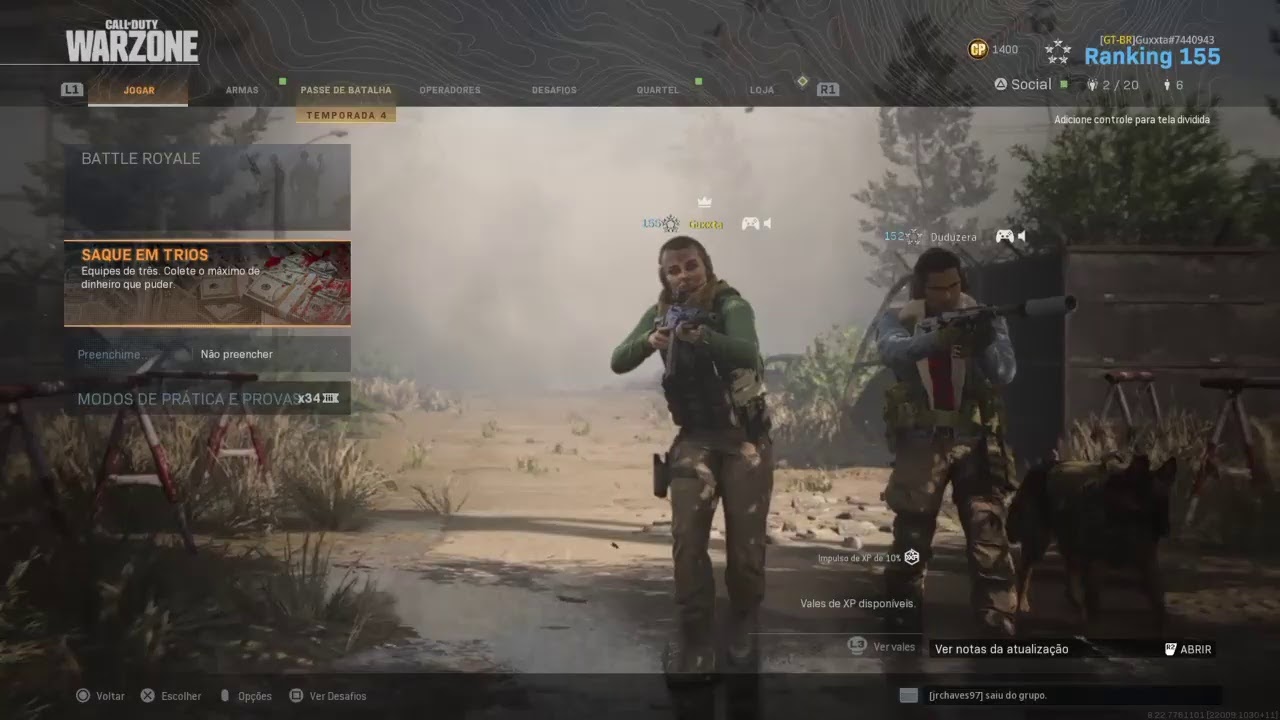 Warzone - Voltando - YouTube