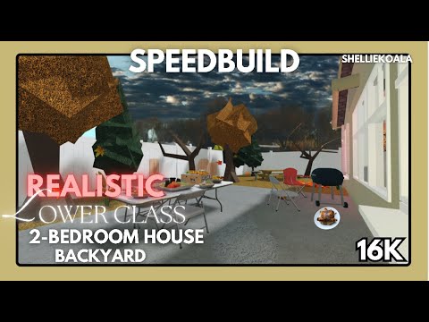 Realistic Lower Class Roleplay House Speedbuild | Part 7 [BACKYARD ...