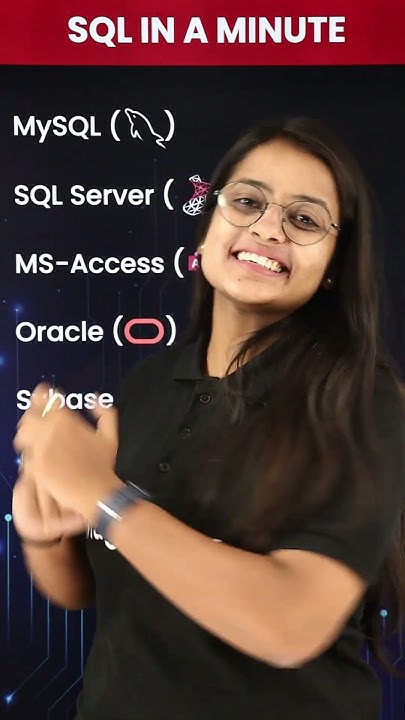 Different types of RDBMS explained 😎 | SQL in a Minute #mysql #datascience - YouTube