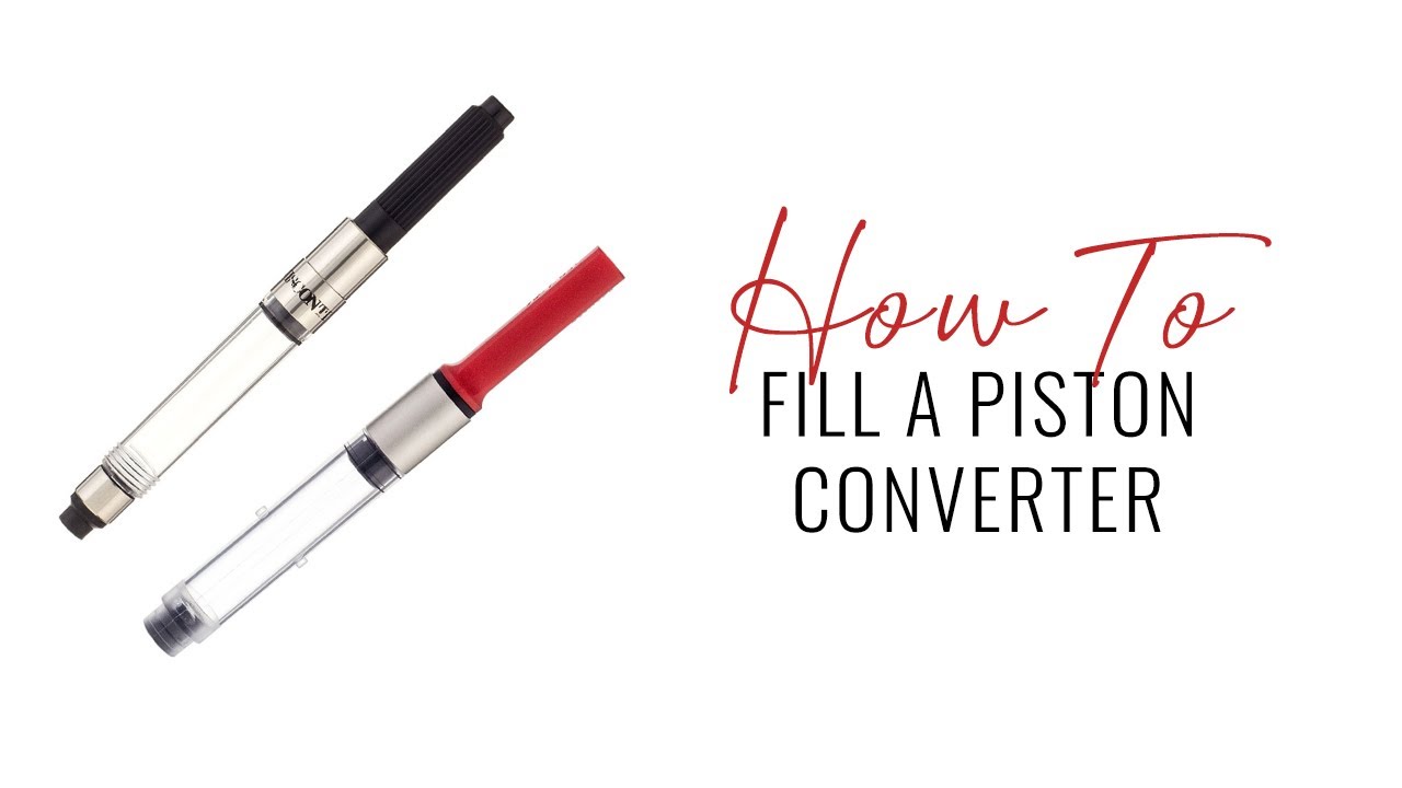 How To Fill a Piston Converter - YouTube